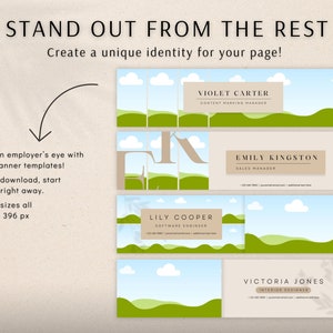 Professional Linkedin Banner Template, Minimalistic Neutral Header ...