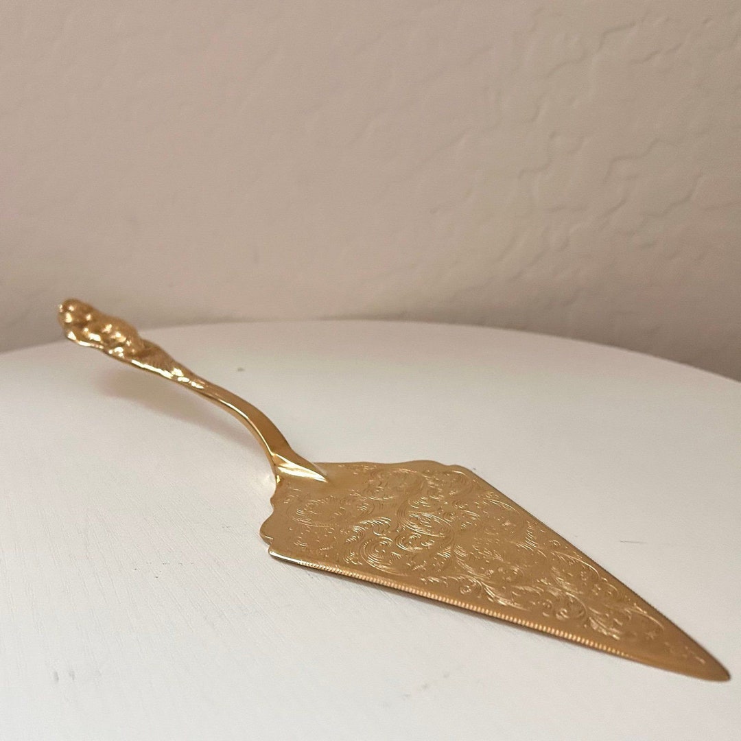 Vintage Raimond Gold Plated Pie Cake Server - Etsy