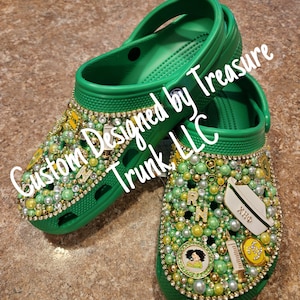 Custom Luxury Crocs - Sorority Edition Chi Eta Phi Inspired - Etsy