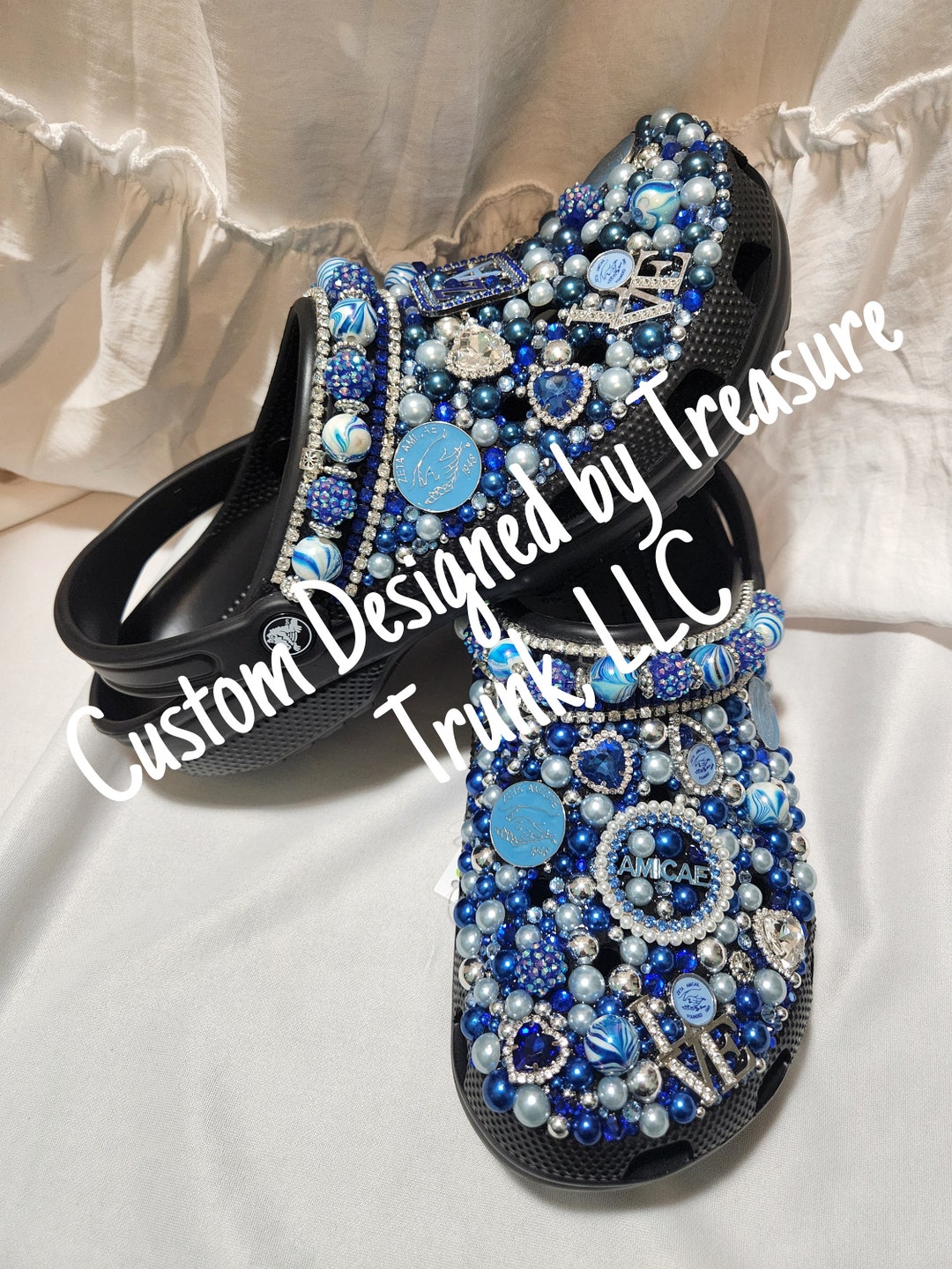 Custom Luxury Crocs - Zeta Amicae Inspired - Etsy
