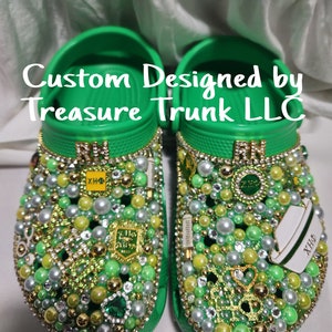 Custom Luxury Crocs - Sorority Edition Chi Eta Phi Inspired - Etsy