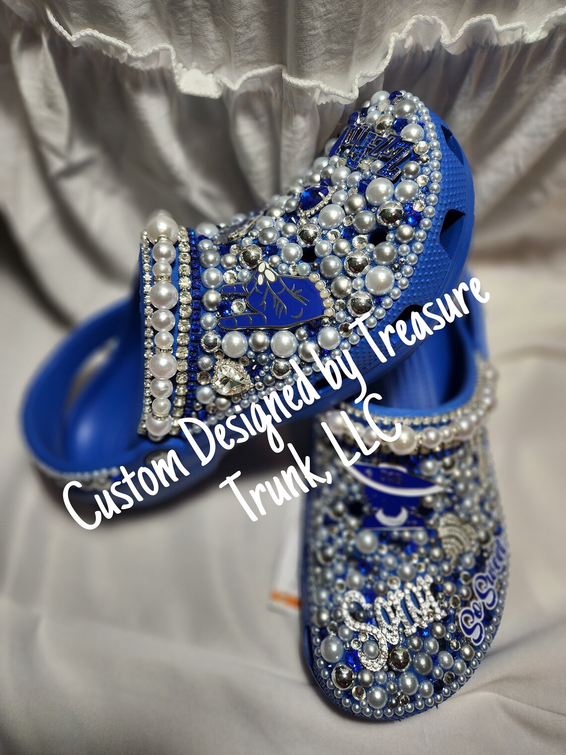 Custom Luxury Crocs - Sorority Edition Zeta Phi Beta Inspired - Etsy