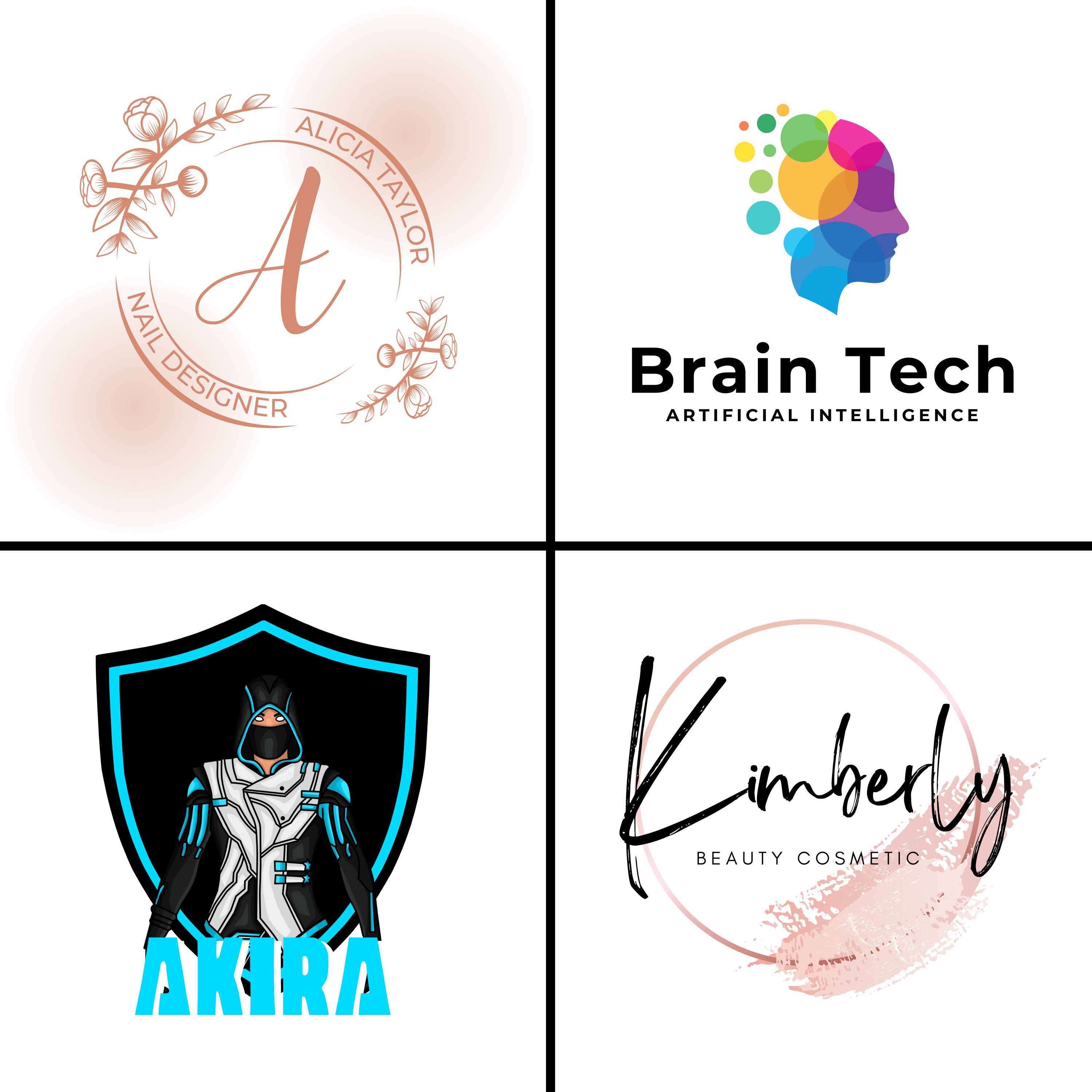 Custom Logo Design | New Small Business Logo | Professional Logo Design ...