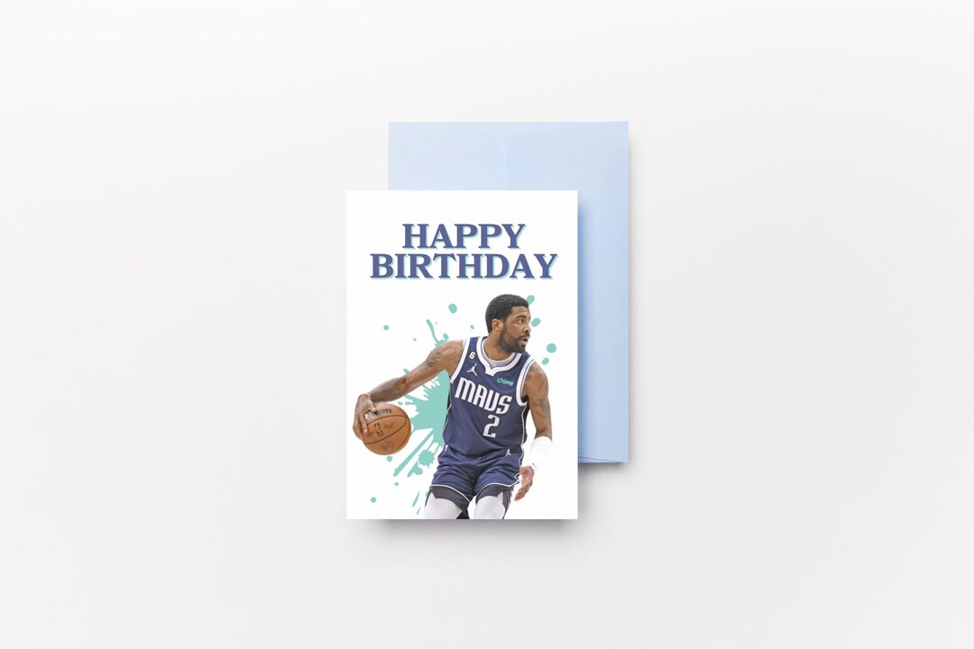 Kyrie Irving Birthday Card | Instant Digital Download | Printable NBA ...
