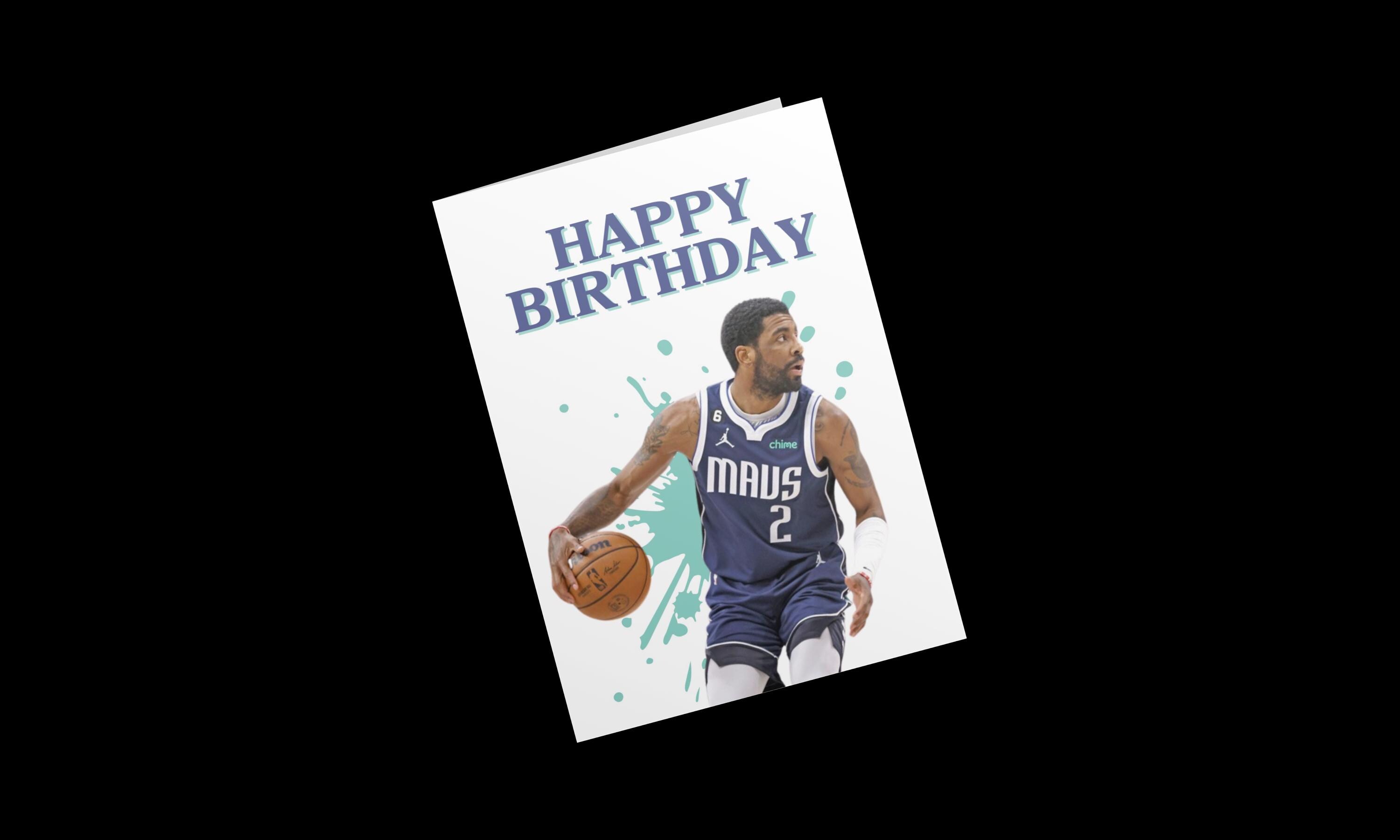 Kyrie Irving Birthday Card | Instant Digital Download | Printable NBA ...