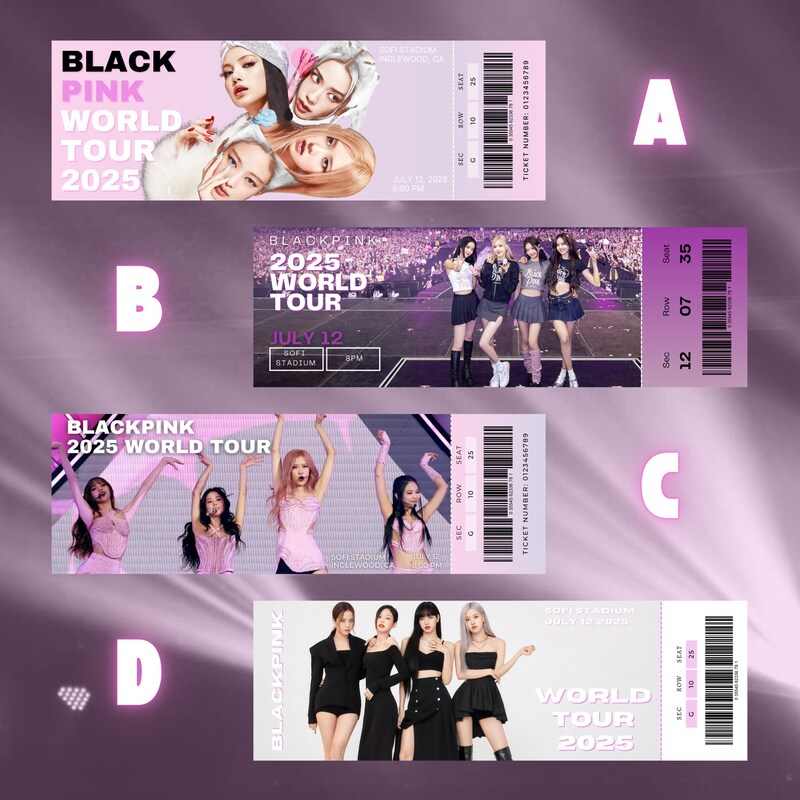 Pink Concert Tickets 2025 - Etsy