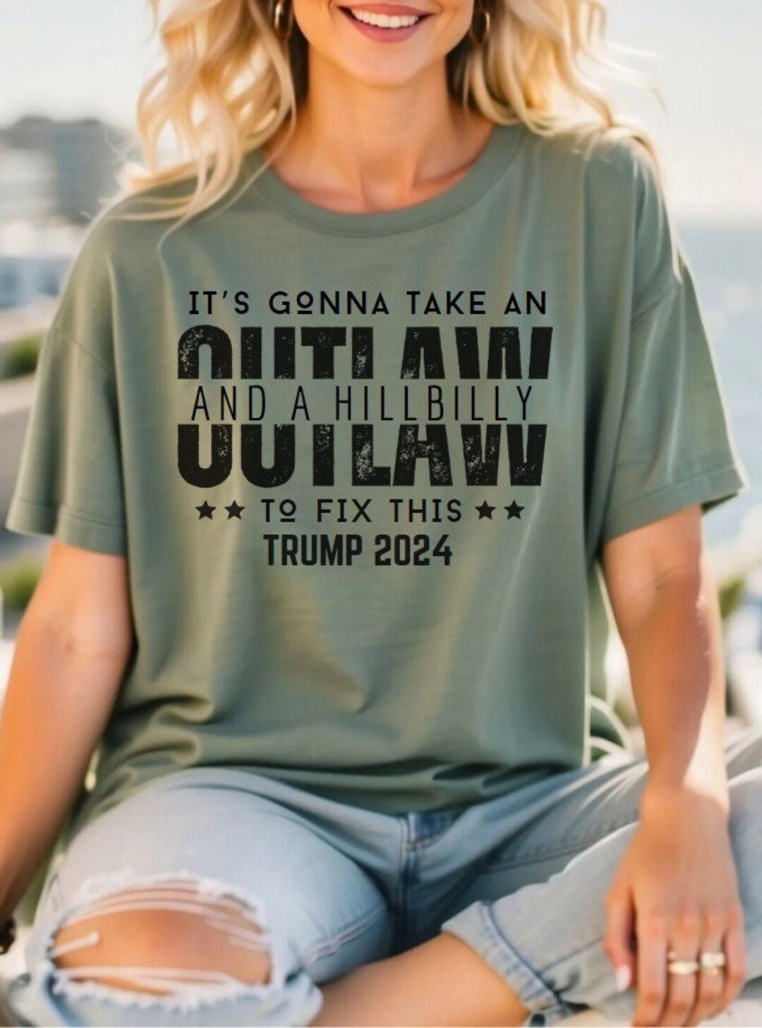 It's Gonna Take an Outlaw and A Hillbilly to Fix This Png, Trump Vance ...