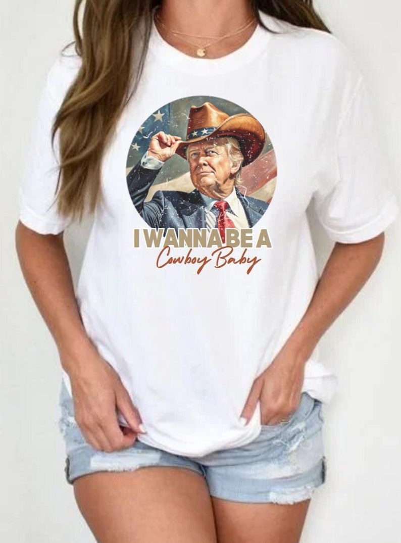 I Wanna Be A Cowboy Baby Trump Svg Png, Country Western Trump, Cowboy ...