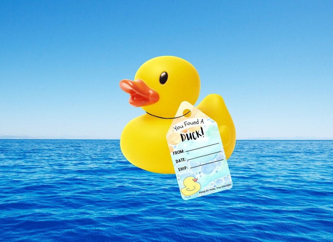 Cruising Ducks Tags - Duck Tags - Printable Duck Tags - Carnival Duck Tags -beach Duck Tags ...