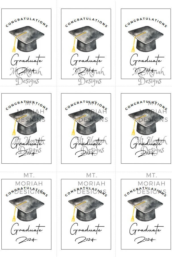 Printable Graduate Gift Tag Graduation Gift Tag INSTANT DOWNLOAD ...