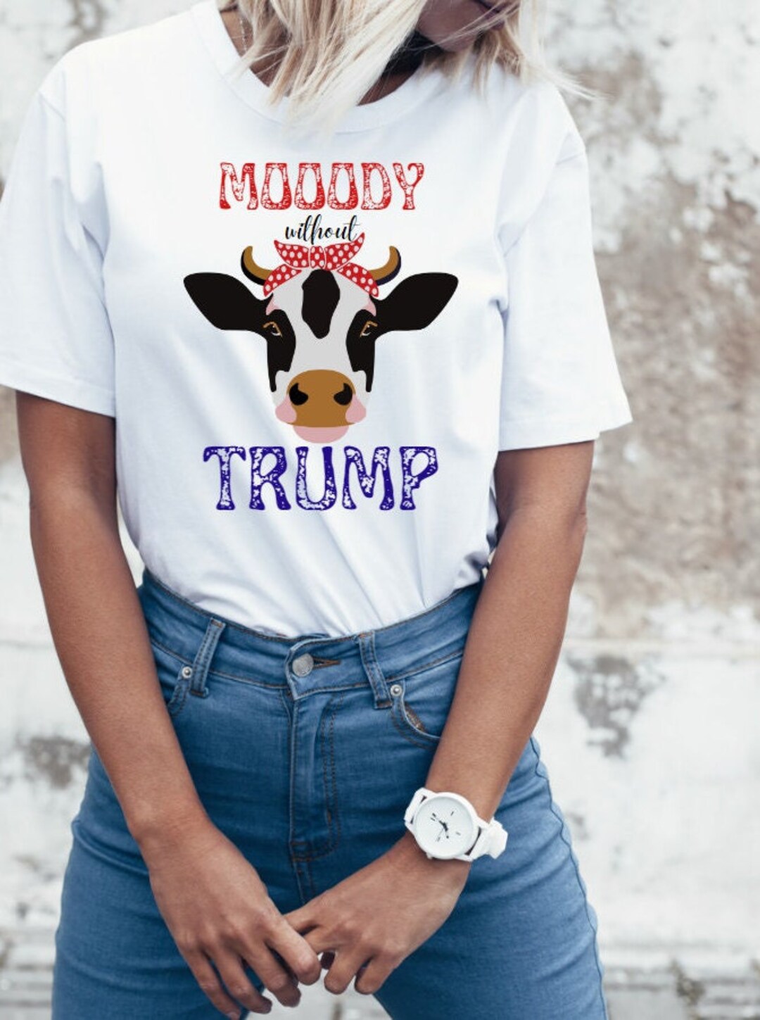 Mooody Without Trump Svg Cute Cow Svg Digital Download Craft Political ...