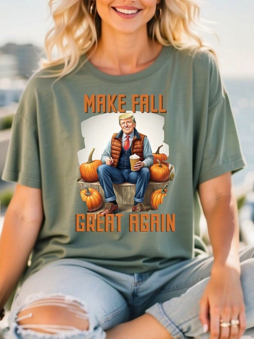 Make Fall Great Again Png , Donald Trump Png, Trump 2024 Png, Cute Fall ...