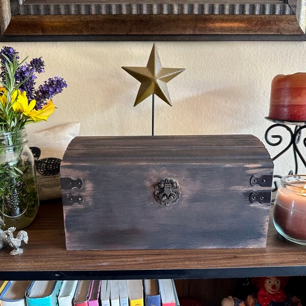 Antique Wooden Toy Chest - Etsy