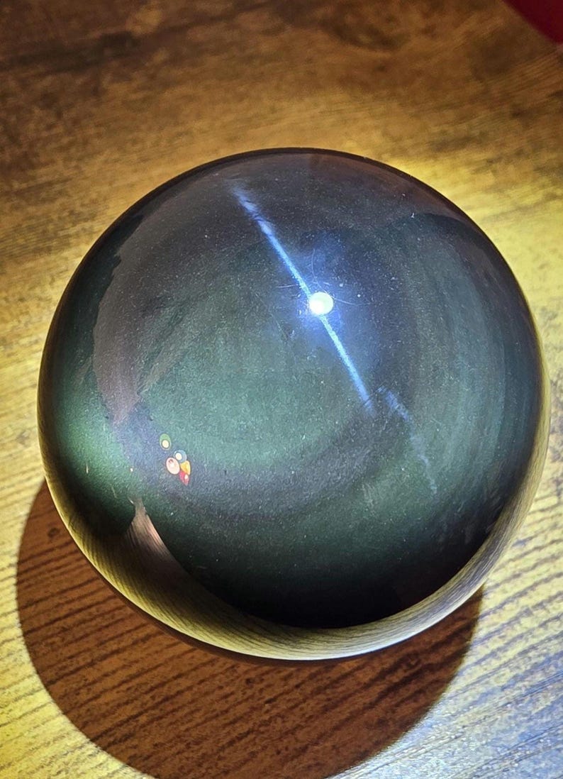 Rainbow Obsidian Sphere Healing, Root, Sacral, Third Eye Chakras ...