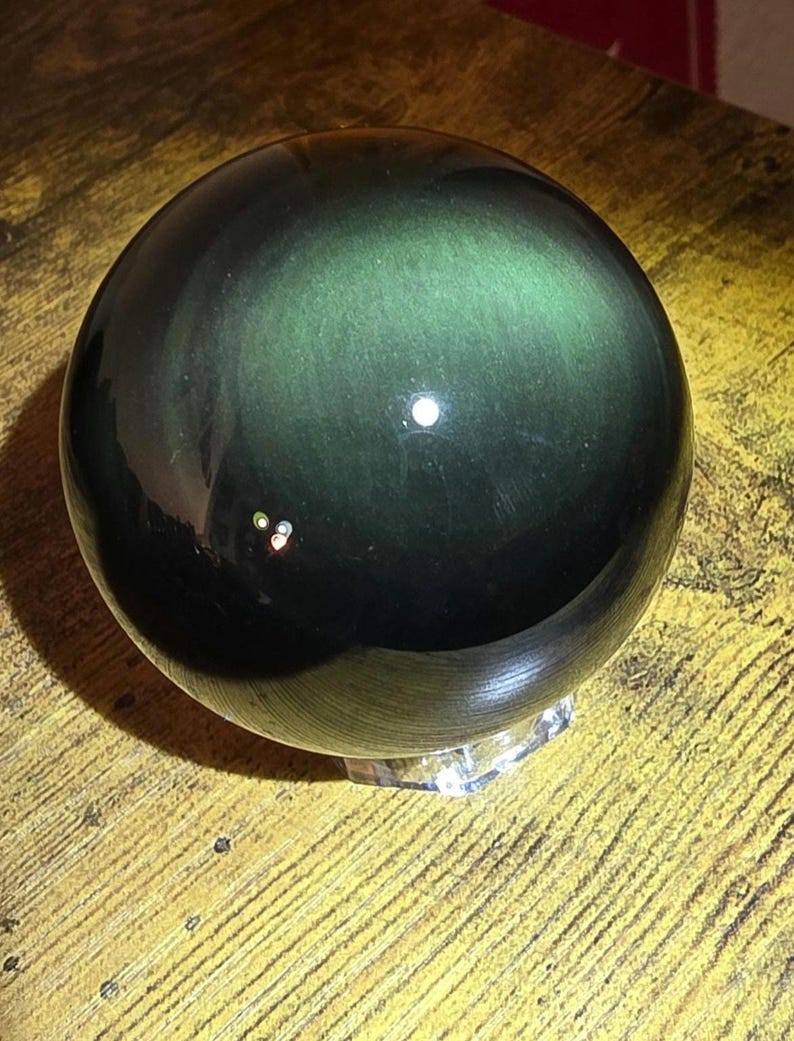 Rainbow Obsidian Sphere Healing, Root, Sacral, Third Eye Chakras ...