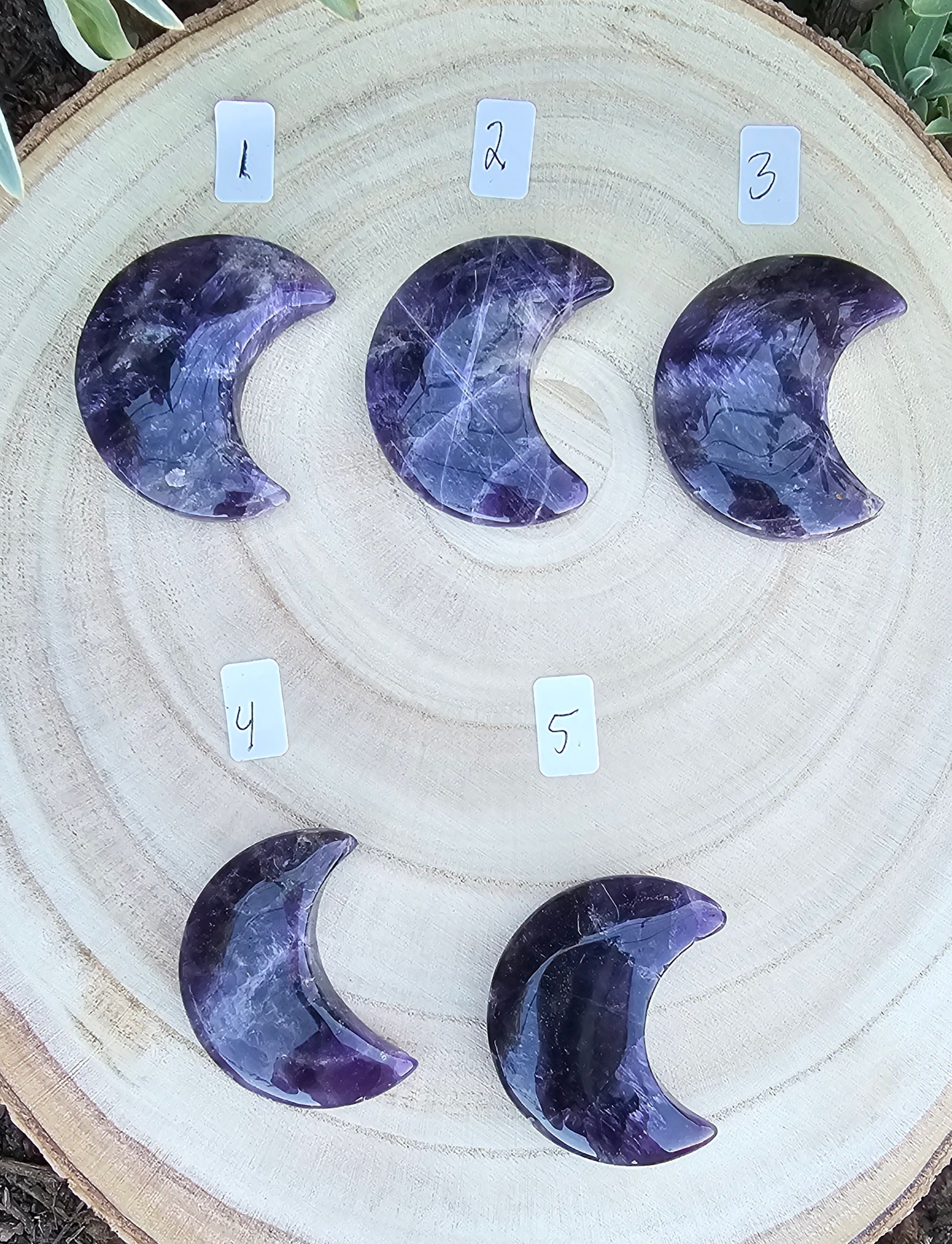 Amethyst Moons - Etsy