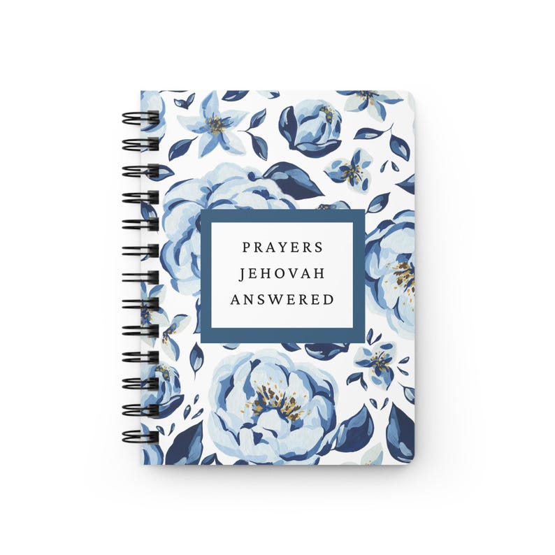JW Prayers Answered Notebook, Light Blue, Jw Pioneer Gift 2025, Jw ...