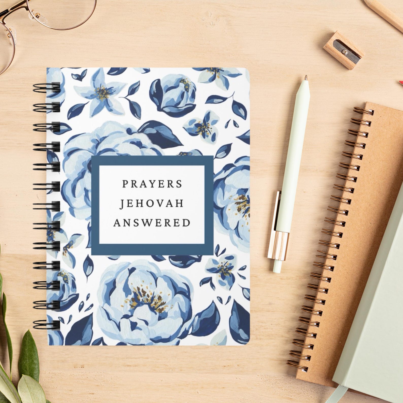 JW Prayers Answered Notebook, Light Blue, Jw Pioneer Gift 2025, Jw ...