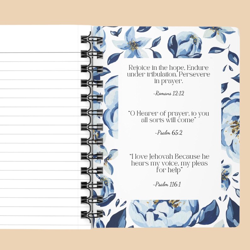 JW Prayers Answered Notebook, Light Blue, Jw Pioneer Gift 2025, Jw ...