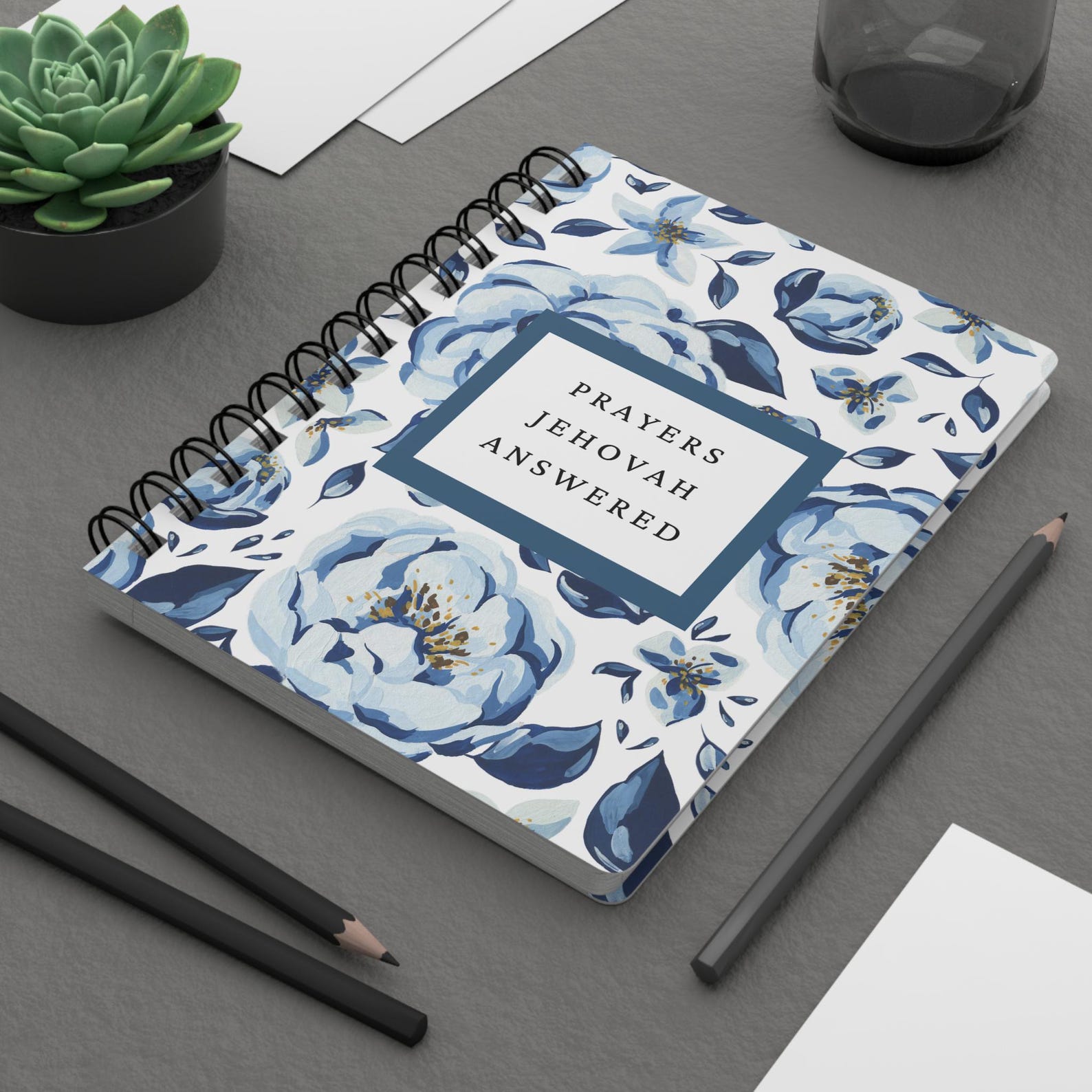 JW Prayers Answered Notebook, Light Blue, Jw Pioneer Gift 2025, Jw ...