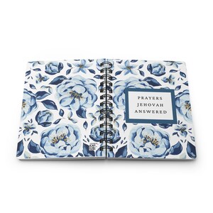 JW Prayers Answered Notebook, Light Blue, Jw Pioneer Gift 2025, Jw ...
