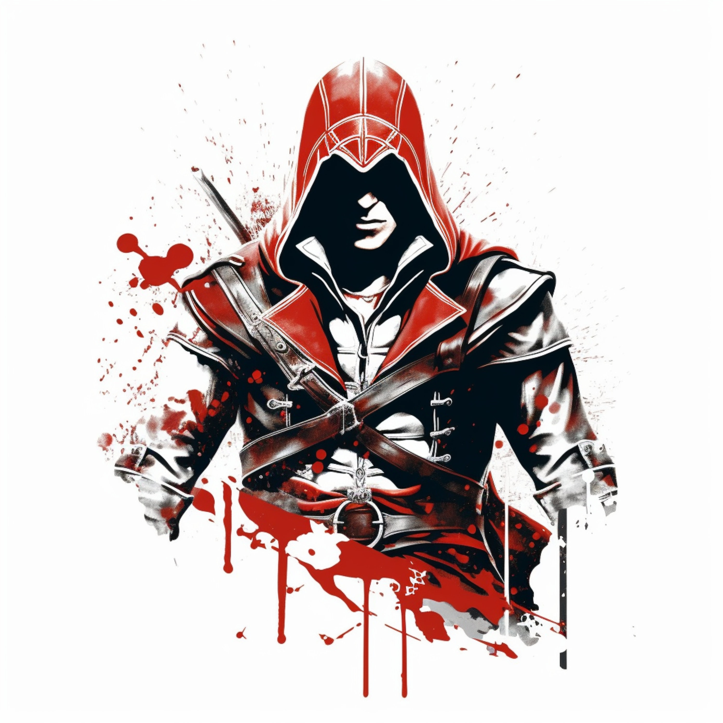 Epic Assassins Creed Printable Digital Download For Shirts And Posters Gamer Room Decor And