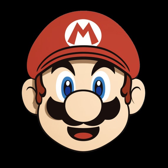 Mario Face Vector