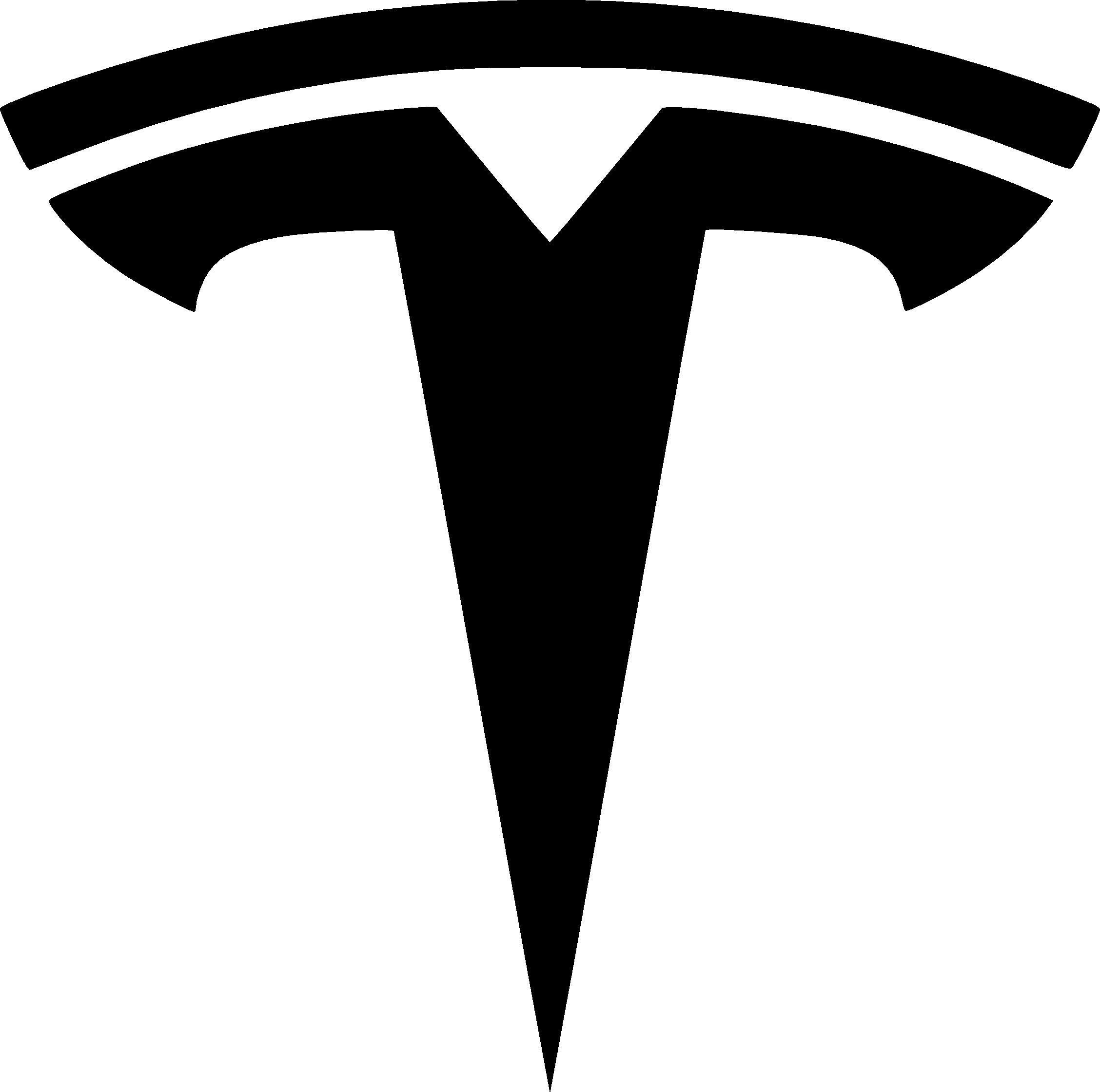 Tesla Logo Black SVG and PNG - Transparent Background, Car Lover ...