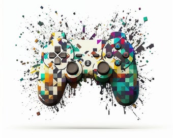 Gaming Wall Art Printable Video Game Poster Gaming Room Decor Gamer ...