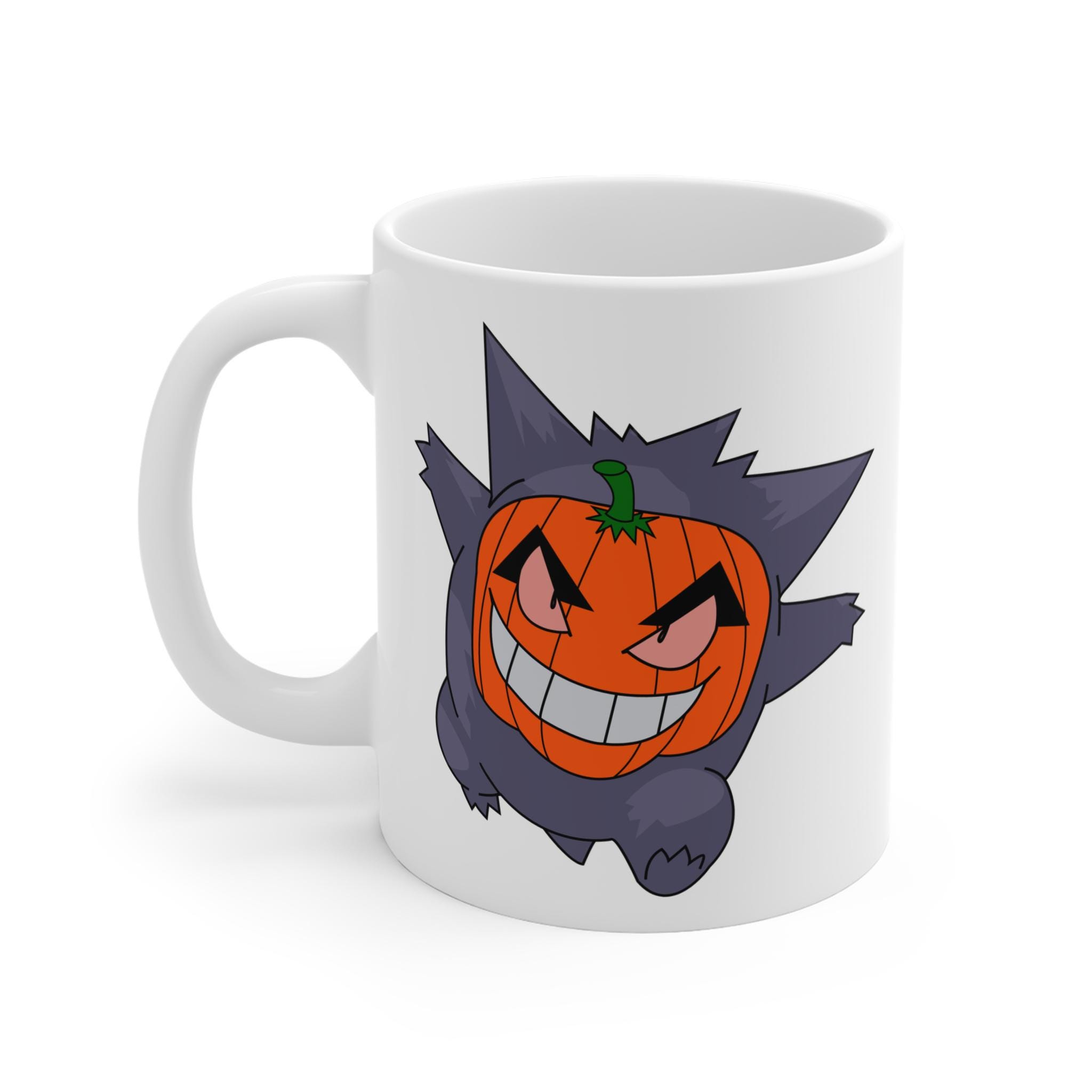 Charming Gengar With Pumpkin Face Paint for Halloween and Fall SVG and ...