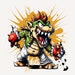 Cute Bowser Super Mario Brothers Digital Art, Chibi Studio Ghibli ...