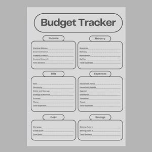 Your Essential Budget Tracker - Etsy