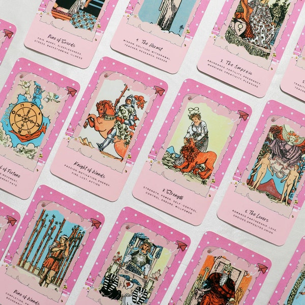 Tarot Card Deck With Book - Etsy UK