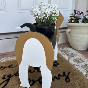Beagle Wooden Flower Planter Box Made in West Virginia - Etsy
