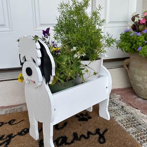 Custom Cavachon Wooden Flower Planter Box Gift Dog Planter - Etsy