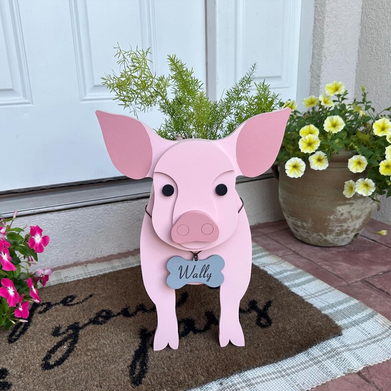 Pig Planter - Etsy