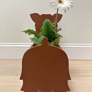 Yorkshire Yorkie Wooden Flower Planter Box Made in West Virginia - Etsy