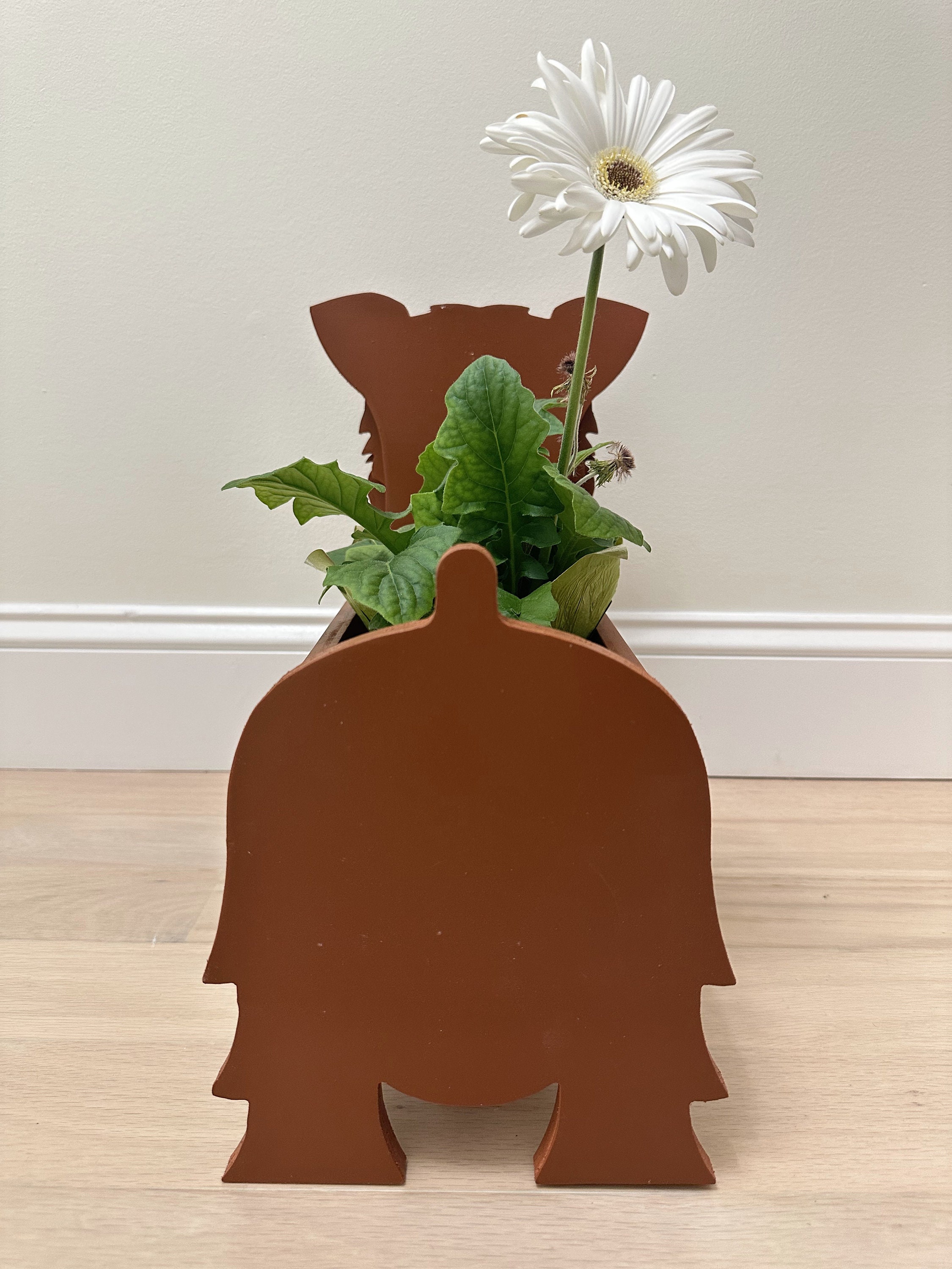 Yorkshire Yorkie Wooden Flower Planter Box Made in West Virginia - Etsy