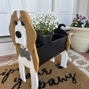 Beagle Wooden Flower Planter Box Made in West Virginia - Etsy