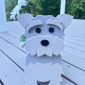 Yorkshire Yorkie Wooden Flower Planter Box Made in West Virginia - Etsy