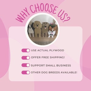 Cockapoo Wooden Flower Planter Box Gift Dog Planter Made in West ...