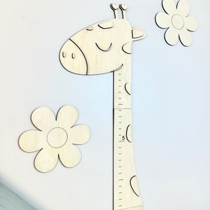Giraffe Growth Height Chart Personalized Wooden Nursery Decor Height ...