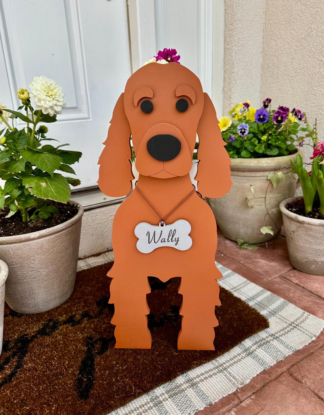 Cocker Spaniel Flower Planter Box Made in West Virginia - Etsy