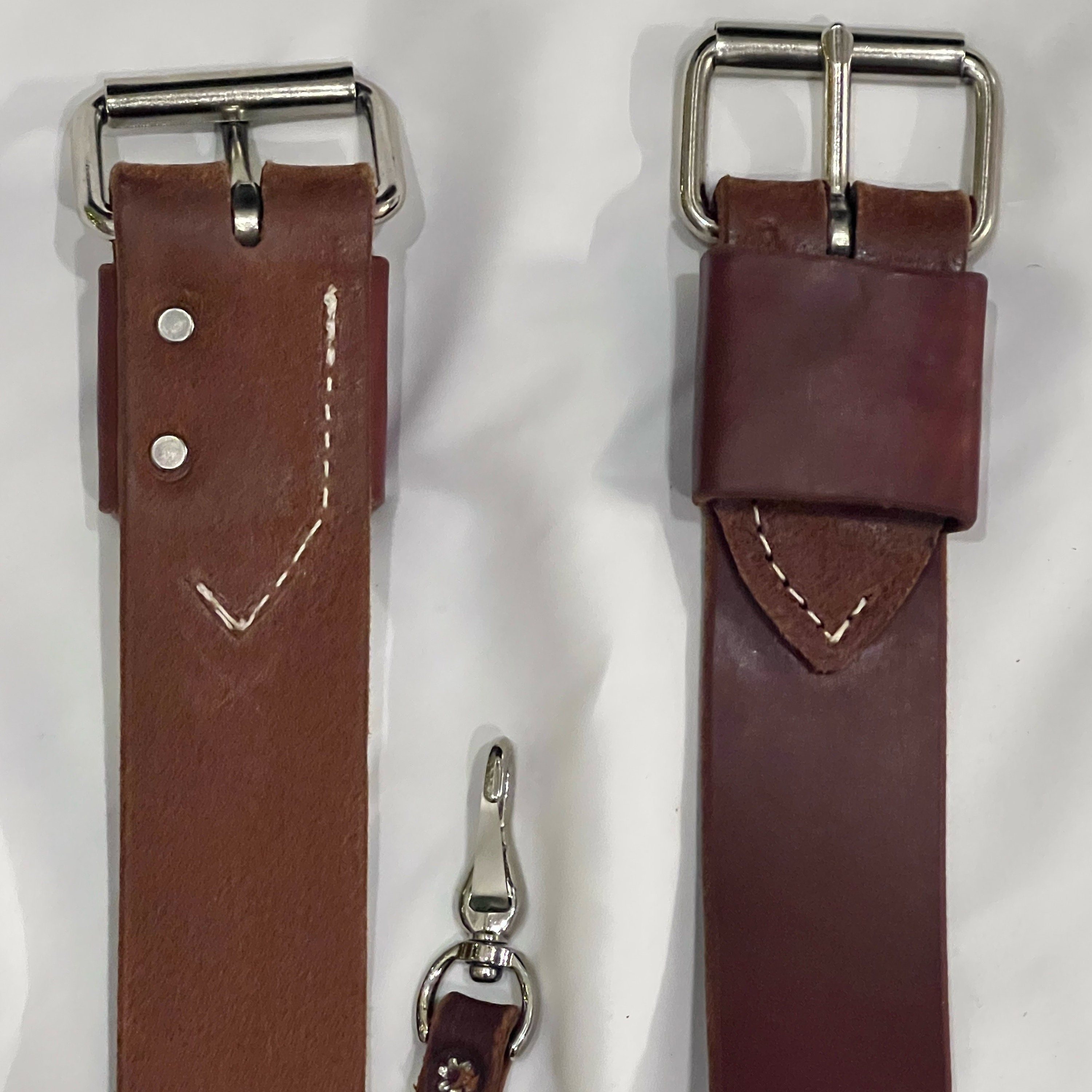 Leather Rear Cinch Flank Cinch With Leather Connecting Strap With Clip ...