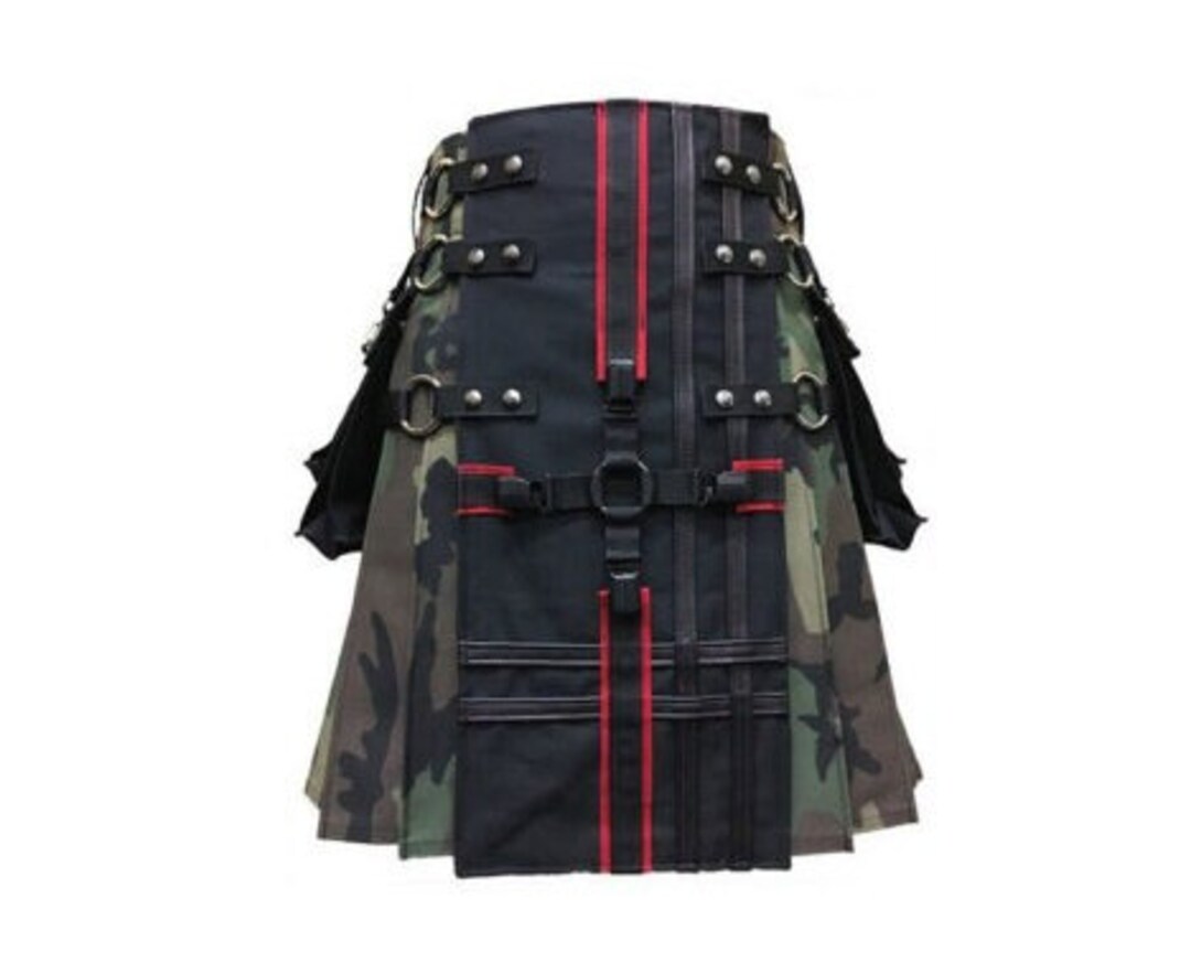 Tactical Camouflage Utility Kilt for Men Hiker Kilt Camo Kilt Fashion Kilts Highland Wedding ...