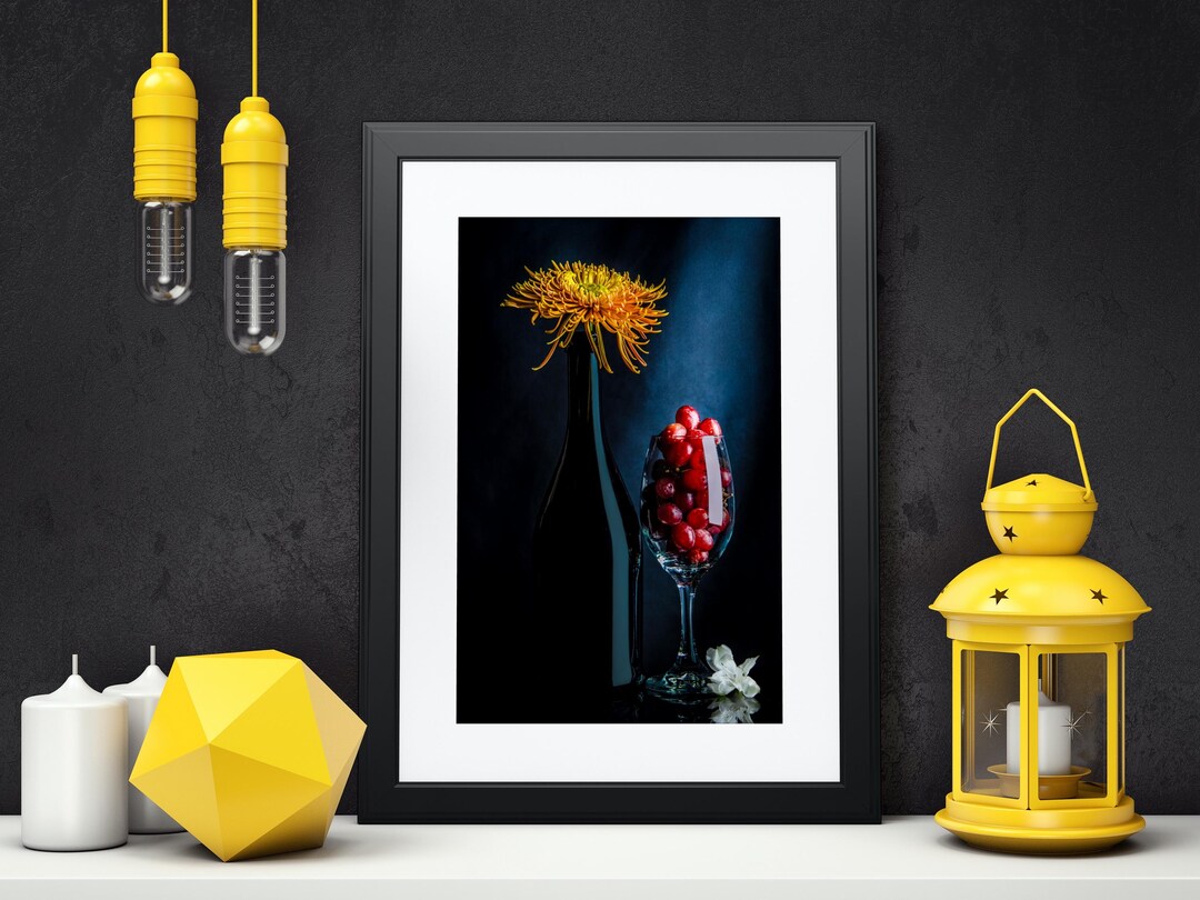 Yellow Flower Still Life Photography: Fine Art Print - Etsy