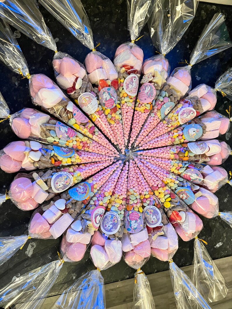 PINK Party Cones MEDIUM - Etsy