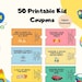 Printable Kids Reward Coupons, Editable Kids Coupons, Birthday Coupon ...