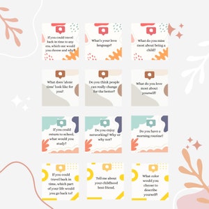 Printable Conversation Starters Cards, Table Talk Conversations ...