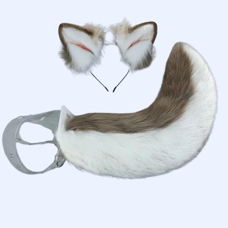 Furry Ears Handmade Costume and Tail, Fursuit Tail, Fursuit Head ...
